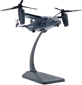 Amazon.com: WANSUPYIN Simulation 1:144 Alloy Aircraft Model V22 Osprey ...