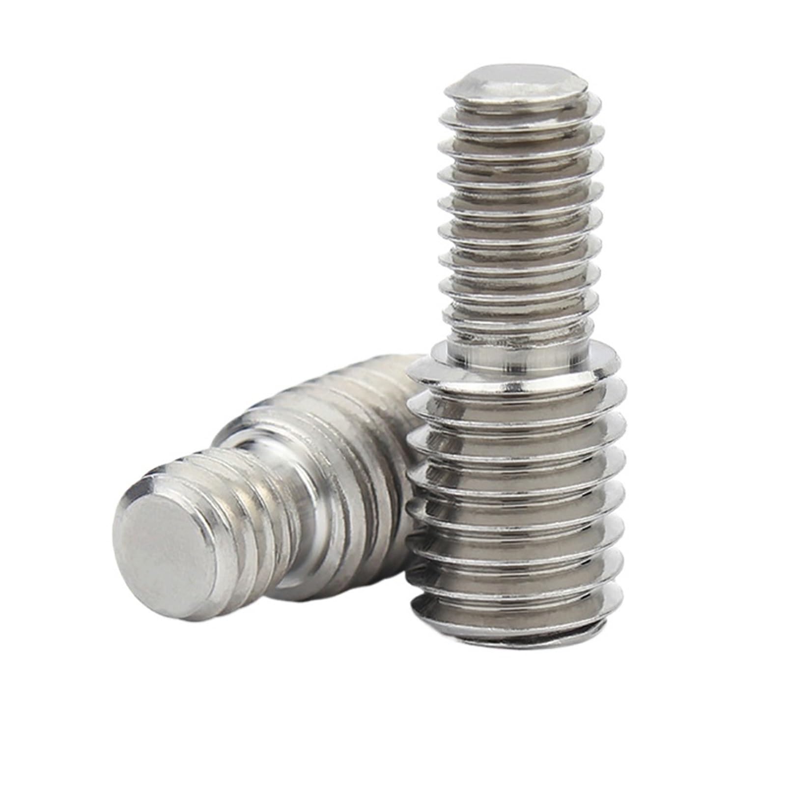 Amazon | 304 ステンレス鋼変更ねじ径おねじ両頭変換ねじサイズ減速機ねじボルト M3 〜 M20 (Size : M3x4 to M4x6 (5Pcs)) | 小ねじ・機械ねじ ...