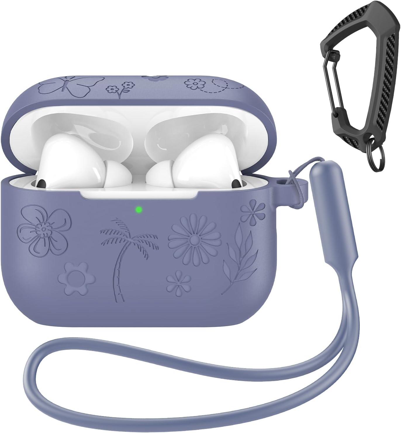 Amazon.com: MATEPROX Flower Design Compatible with AirPods Pro 3 Case ...