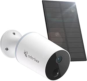 Amazon.com : Security Cameras Wireless Outdoor with Solar Panel: 1080p ...