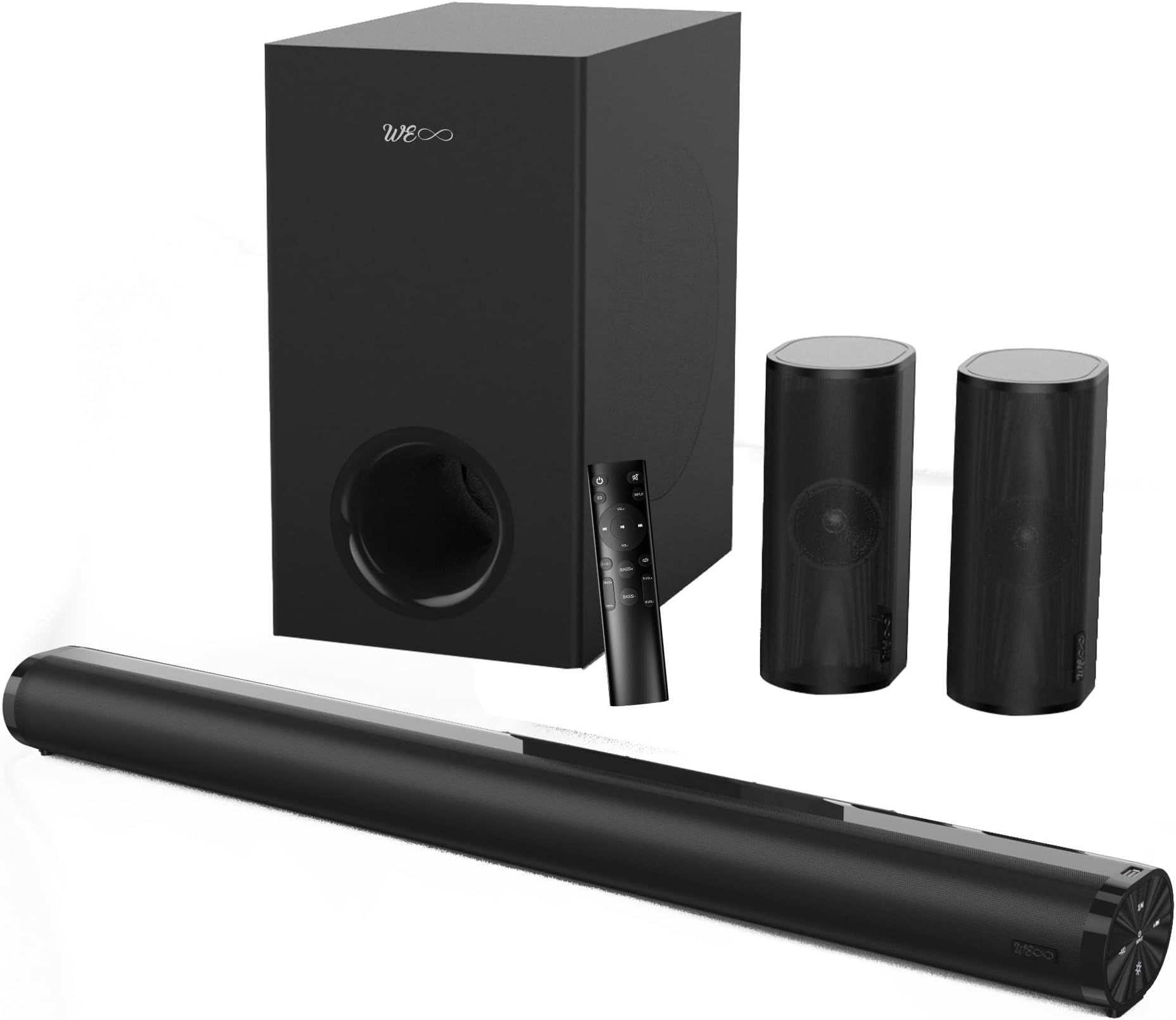 Mivi Fort Q500 Home Audio | 500W Surround Sound, 5.1 Channel Home ...
