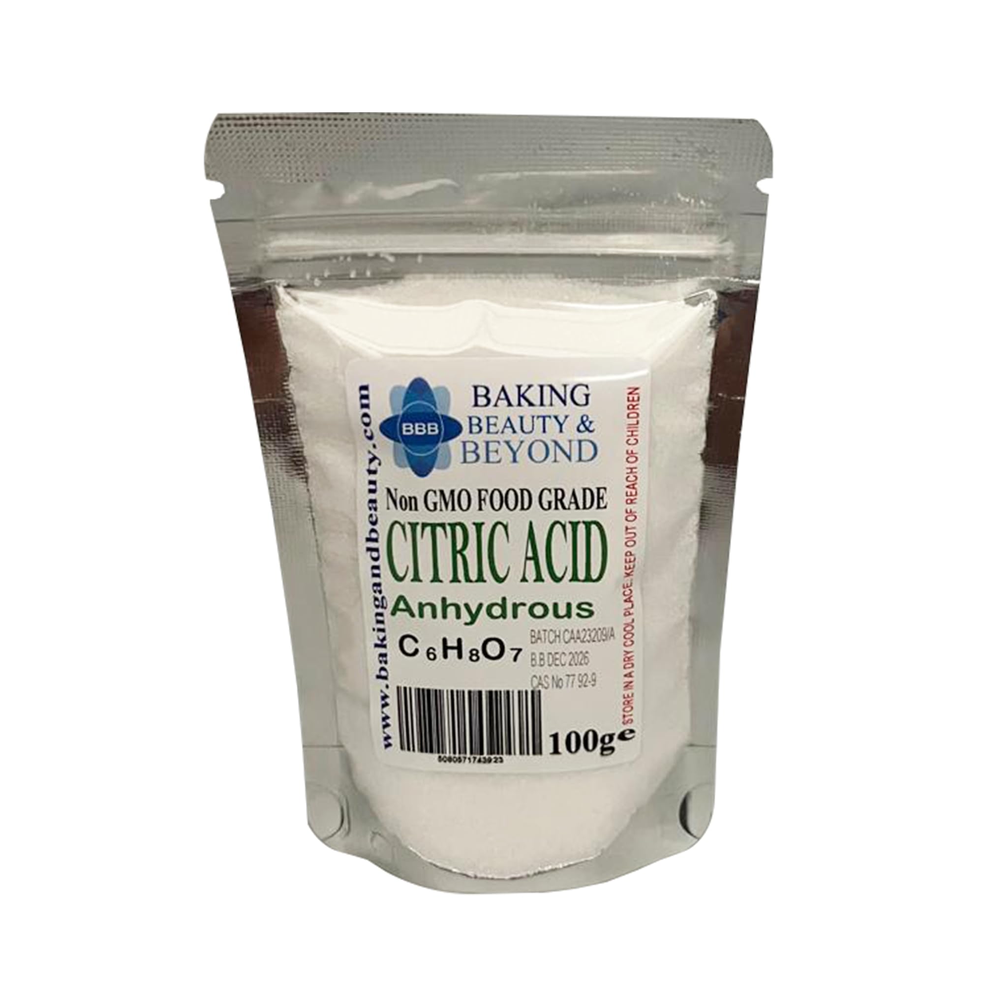 Baking Beauty and Beyond Food Grade Anhydrous Citric Acid - Non-GMO ...