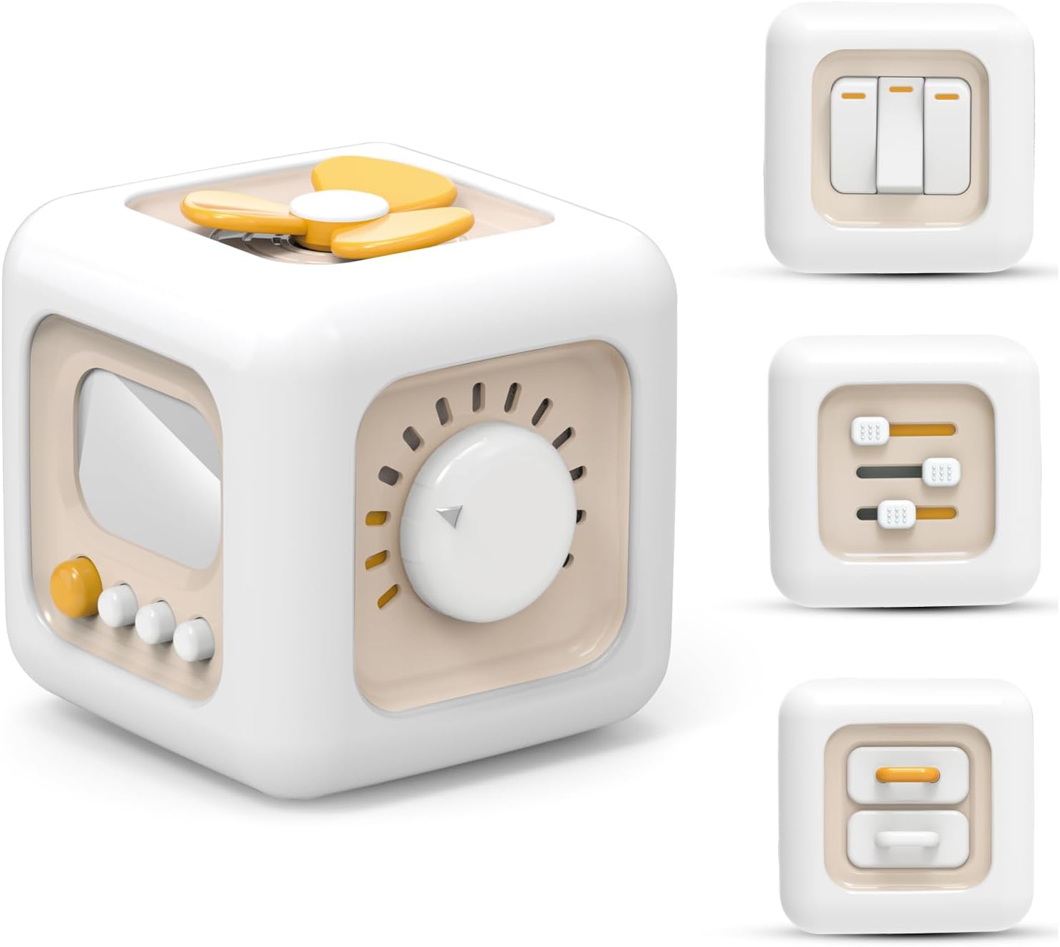 Amazon.com: UMEILE Montessori Busy Cube for Toddlers 1-3,Car Travel ...