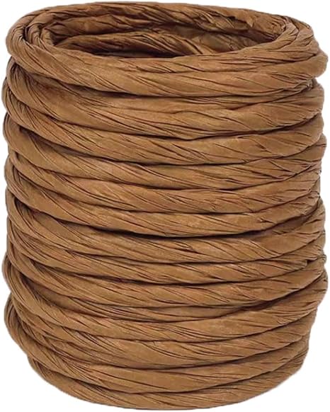 Amazon.com: 15Yard Raffia Paper Ribbon, 4mm Paper String Colorful ...