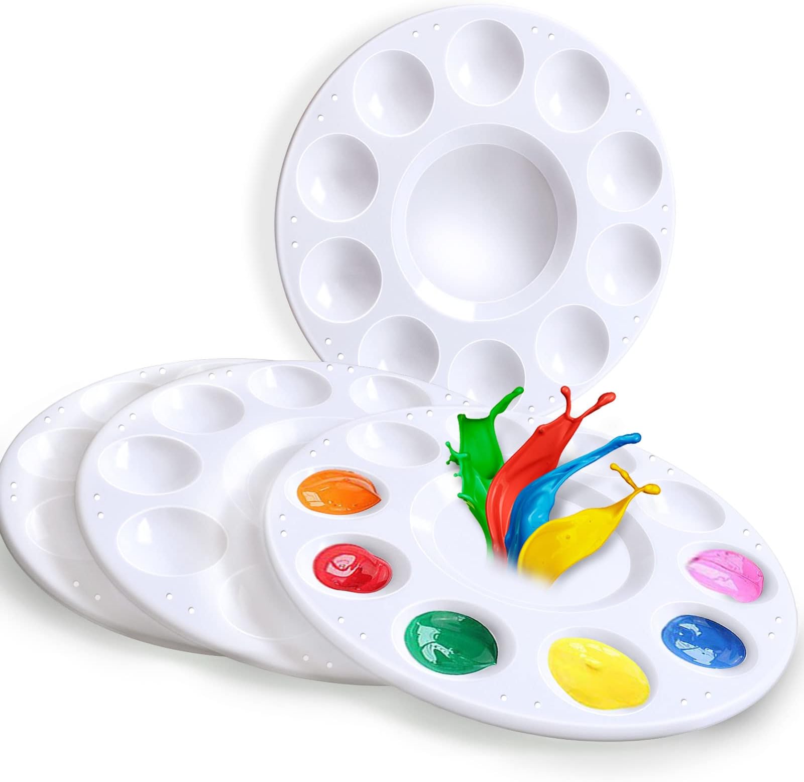 Amazon.com: Zalduig Paint Tray Palettes, 6 Pack, Painting Supplies ...
