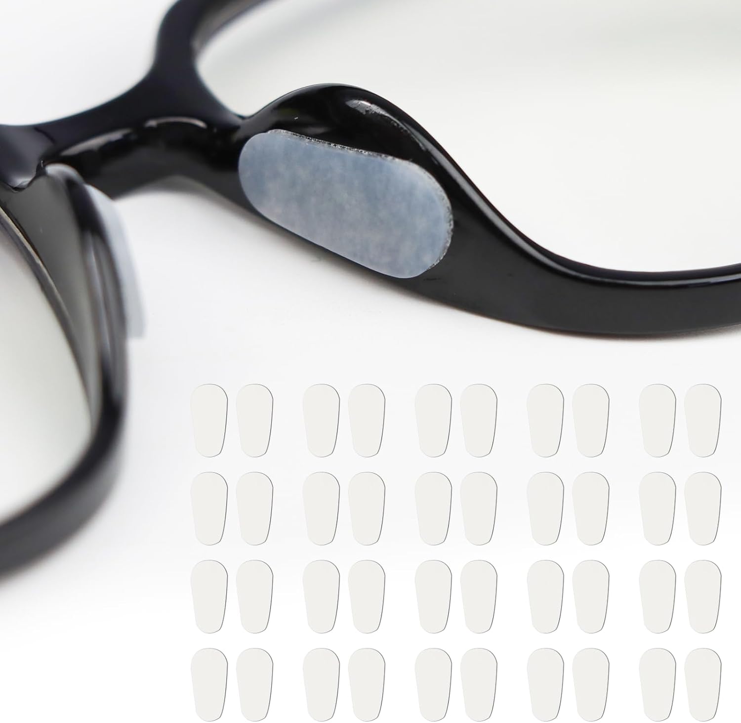 DARENYI 20 Pairs Silicone Glasses Nose Pads Clear Nose Pads for Glasses ...