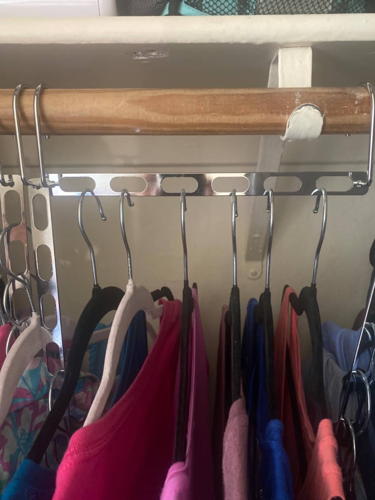 $4/mo - Finance Space Saving Hangers, 10 Pack Metal Hanger Organizer ...