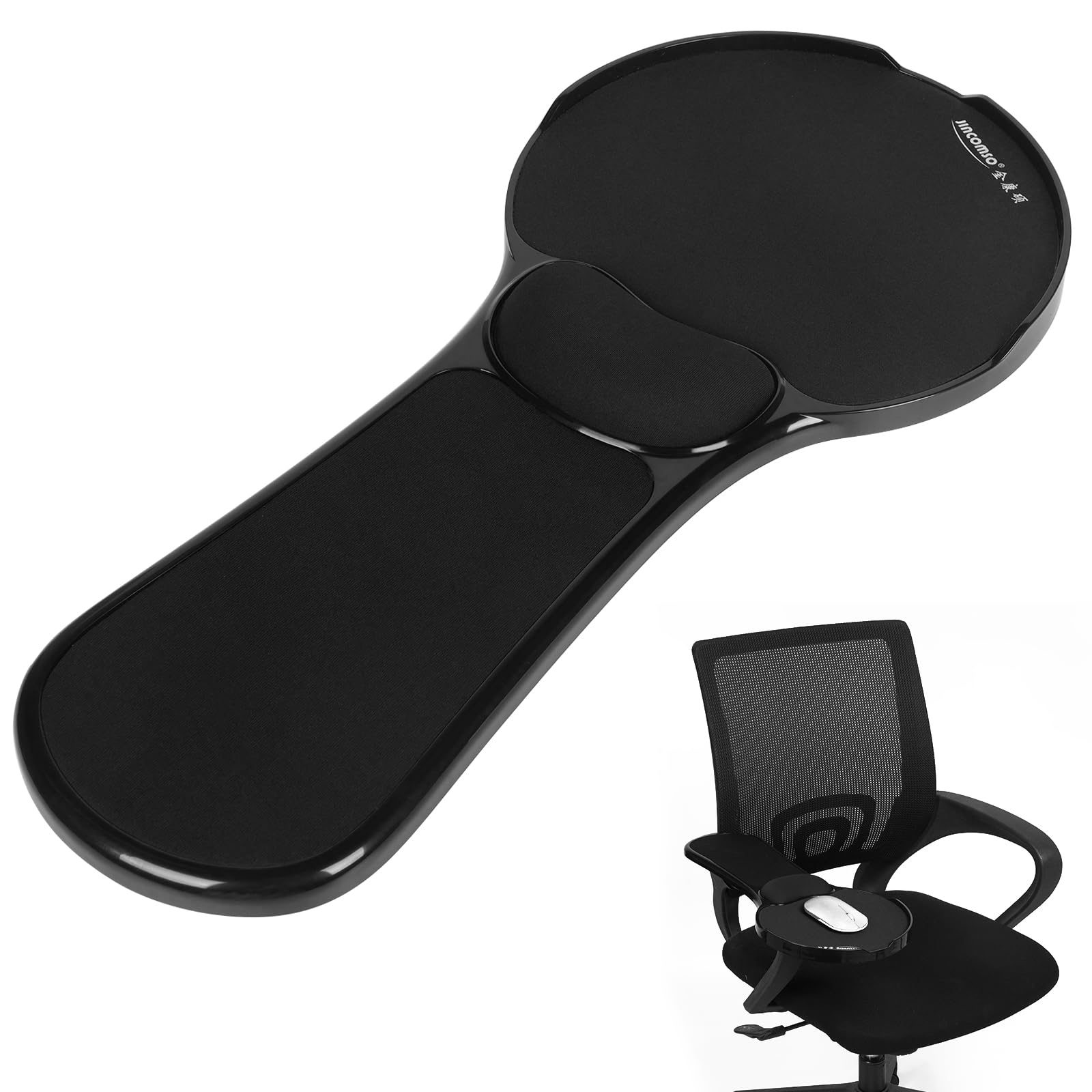 Amazon.com: Pxoerzy Ergonomic Arm Rest Mouse Pads for Chairs, Upgrade ...