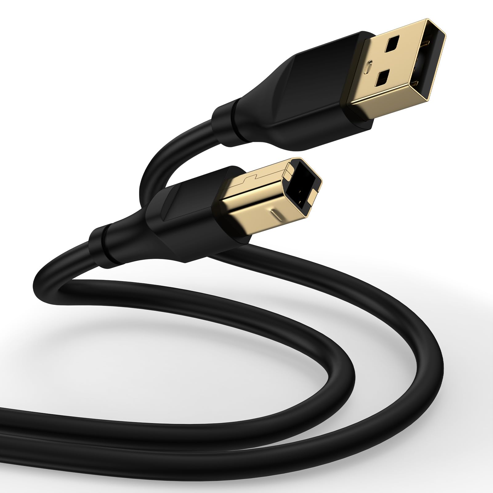 Amazon.com: HP Printer Cable, 6FT USB A to USB B Cable, USB Printer ...