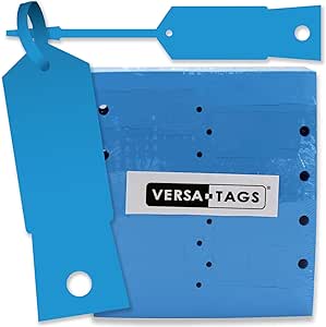 Amazon.com : Blue Self Locking Key Tags 1000 Plastic Arrow ID Tags Easy ...