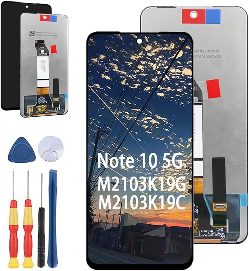 Yuxyiony Nuovo Schermo di Ricambio Per Xiaomi Redmi Note 10 5G ...