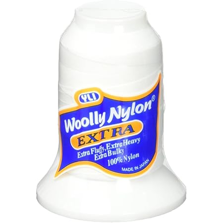 Amazon.com : YLI 213YLIWHT Woolly Nylon Thread, 1000m, White : Serger ...