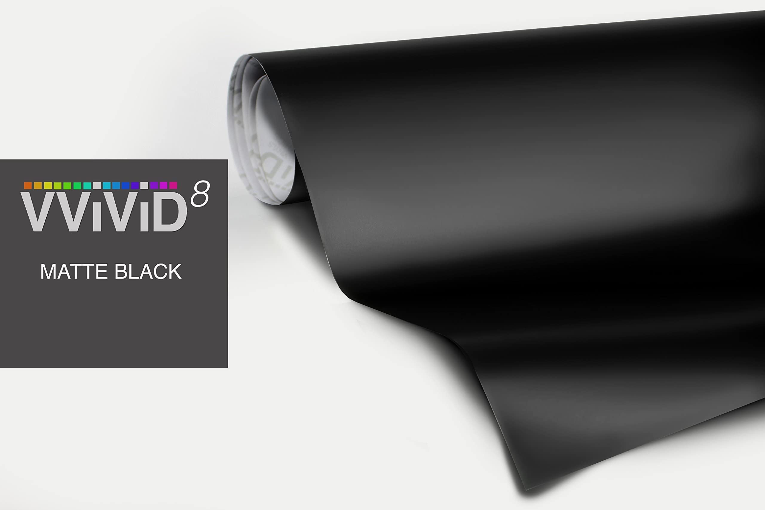 Snapklik.com : VViViD Matte Black Vinyl Wrap Adhesive Film Air Release ...