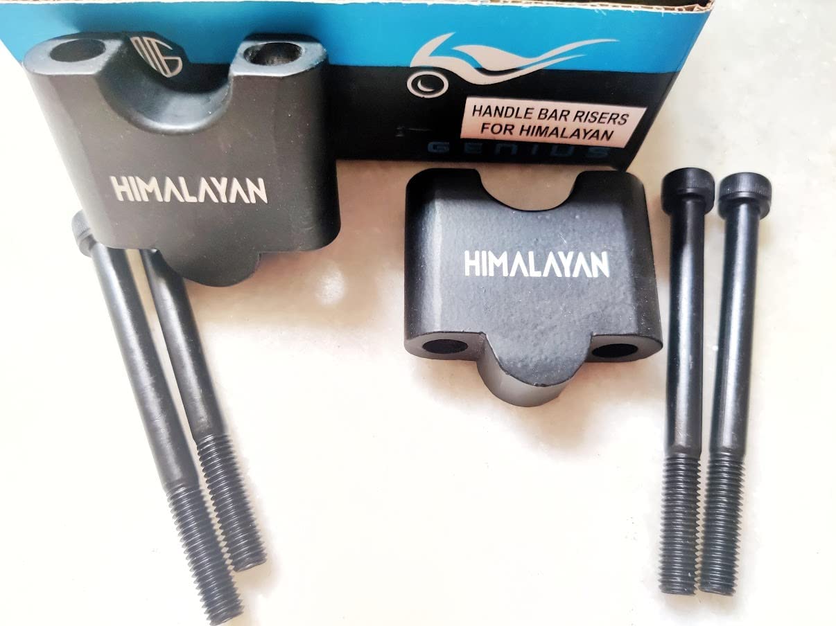 ARTHLAKSH Handle Riser Compatible with Himalayan bike (black) : Amazon ...