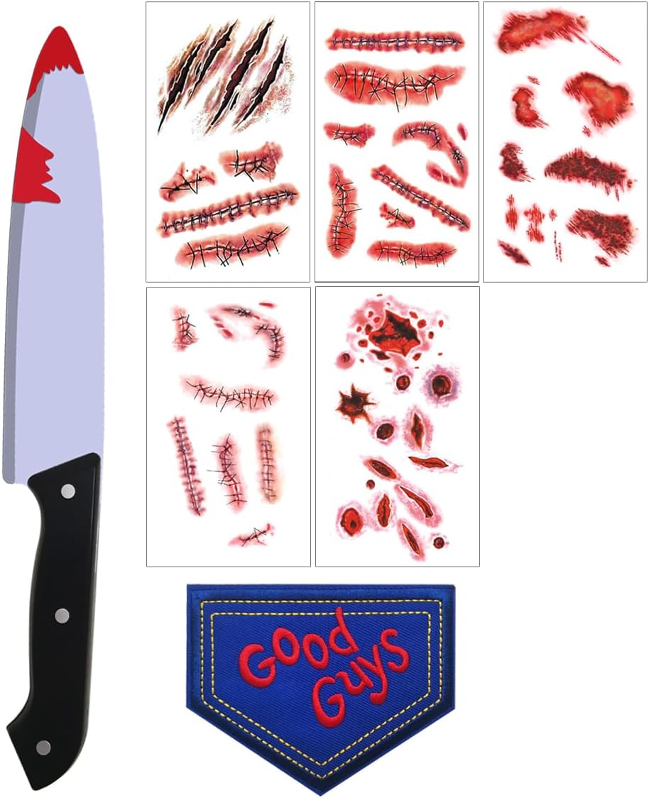 Amazon.com : 20 Sheets Halloween Zombie Temporary Tattoos - NEDEQI ...