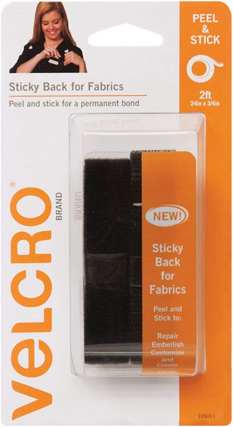 Amazon.com: Velcro Sticky Blk3/4x24" : Arts, Crafts & Sewing