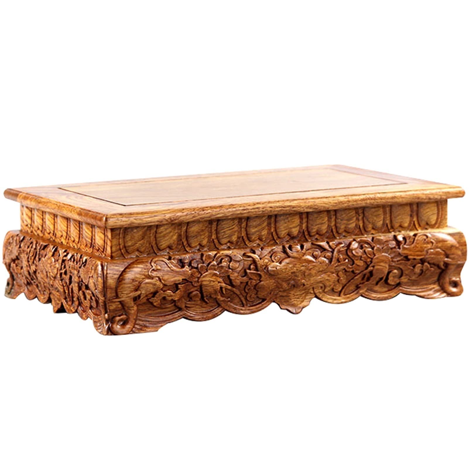 Buy QIANWAN Altar table Wooden Shrine Table Dragon Hand Carved Oriental ...
