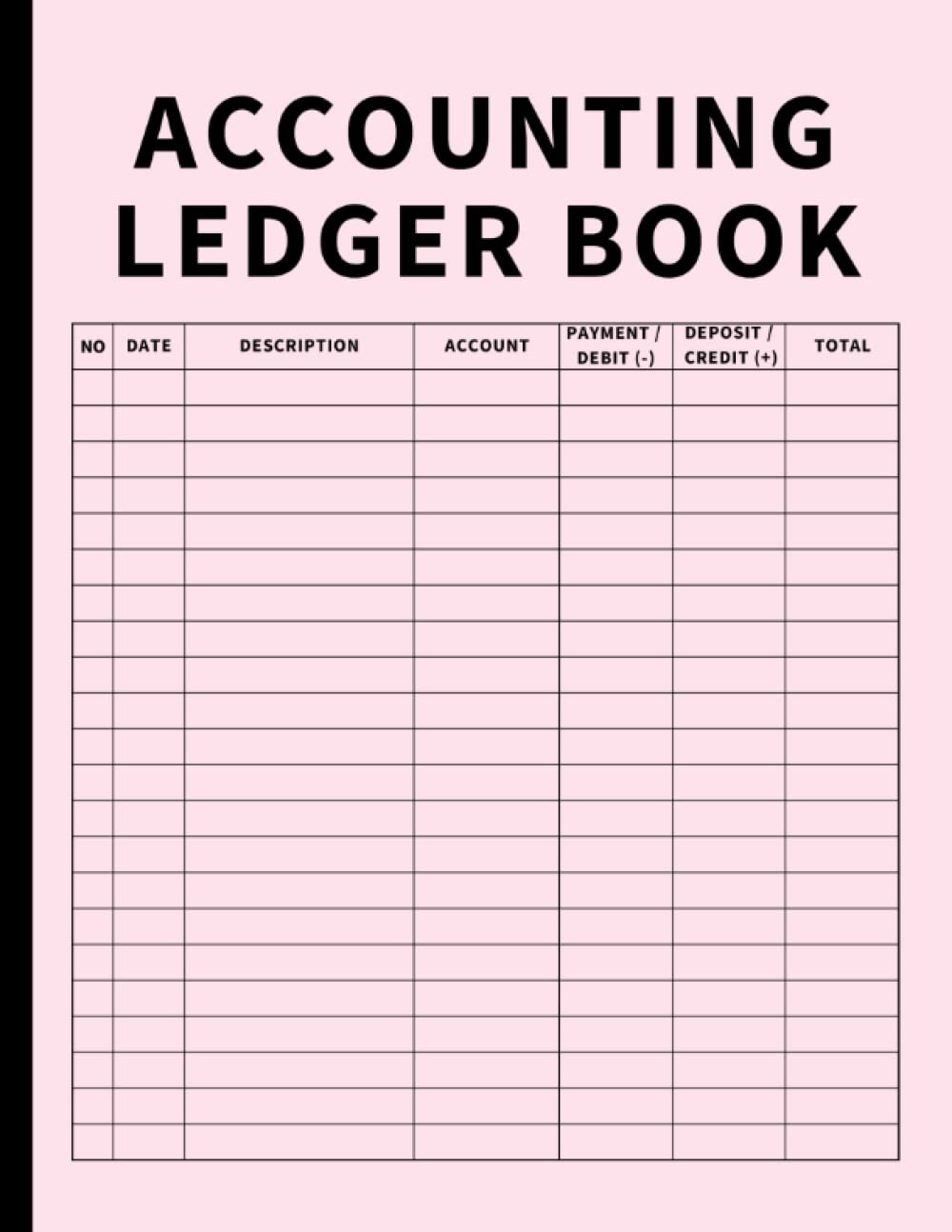 Amazon.com: Accounting Ledger Book: Daily, Monthly, and Yearly Tracking of Accounts, Payments ...