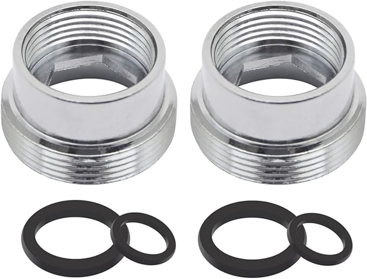 2 Pcs Faucet Adapter Kitchen Sink Faucet Adapter Sink Hose Attachment ...