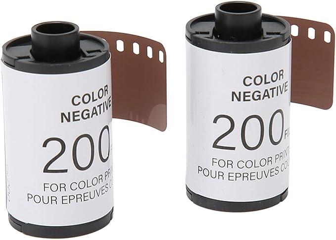 Amazon.com : 2 Roll 35mm Camera Color Film Camera Color Print Film ISO ...