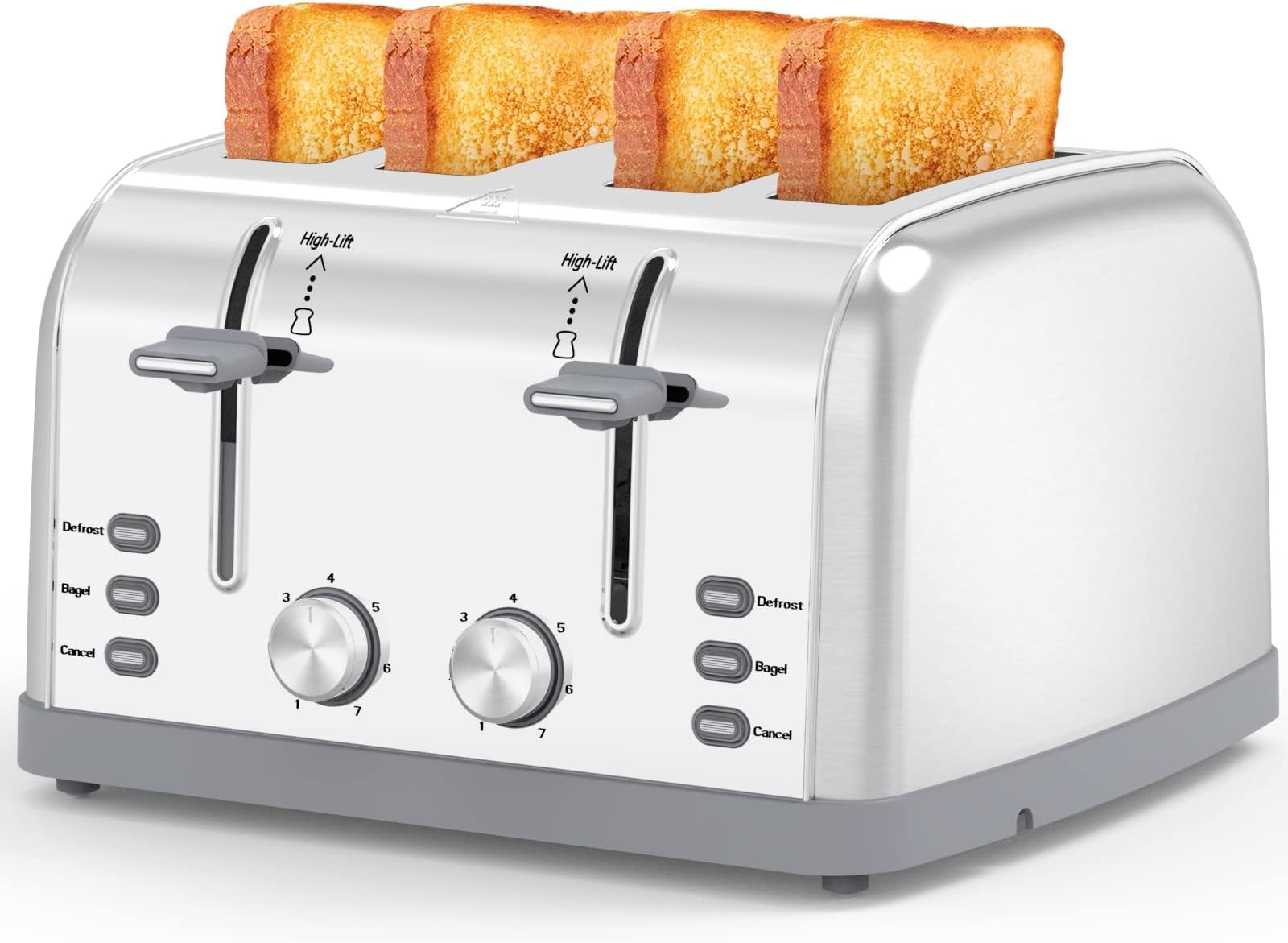 Amazon.com: Toastmaster 4-Slice Cool Touch Toaster, Black with ...