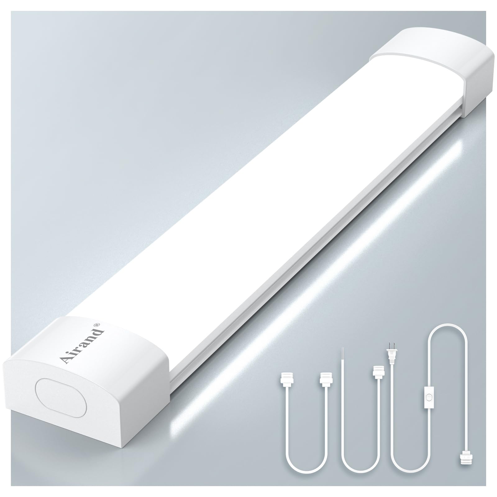 Snapklik.com : Airand Plug In Ceiling Light Fixtures, 16W 1.43FT Plug ...