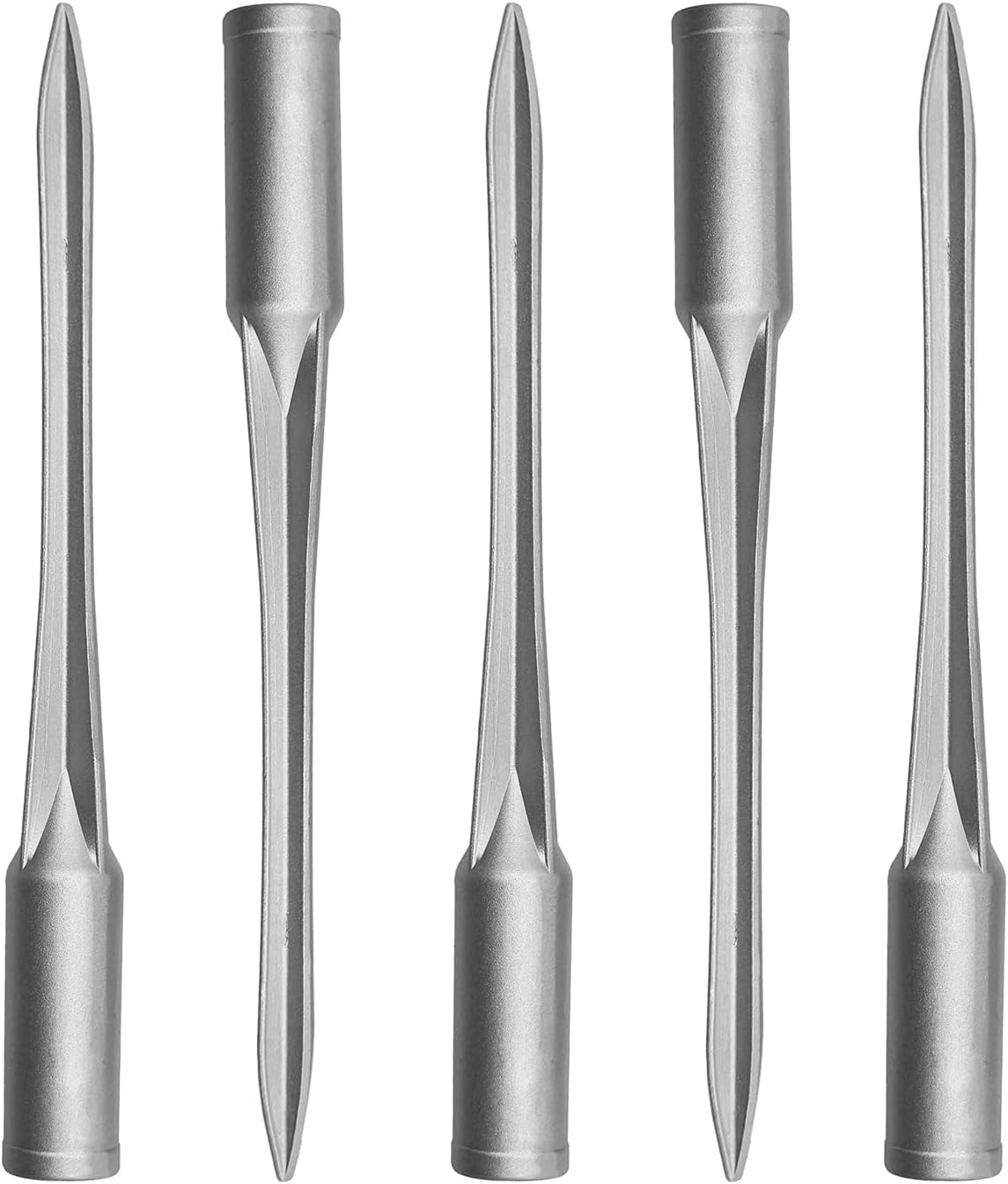 Amazon.com : ECOOPTS 5 Pack Aluminum Fence Post Anchor Ground Spike, 1 ...