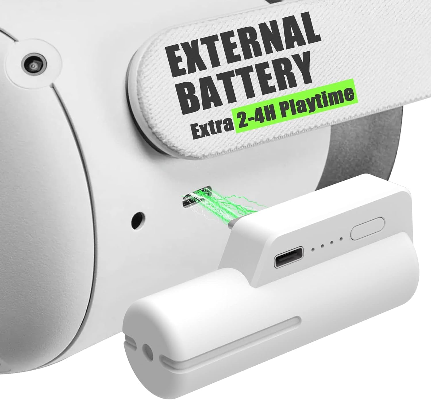 Amazon.com: Tryplay Rechargeable Battery Pack for Meta/Oculus Quest 2 ...