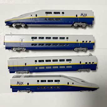Amazon.co.jp: E4 Series Shinkansen Set of 4 Powered Yellow Belt Old ...