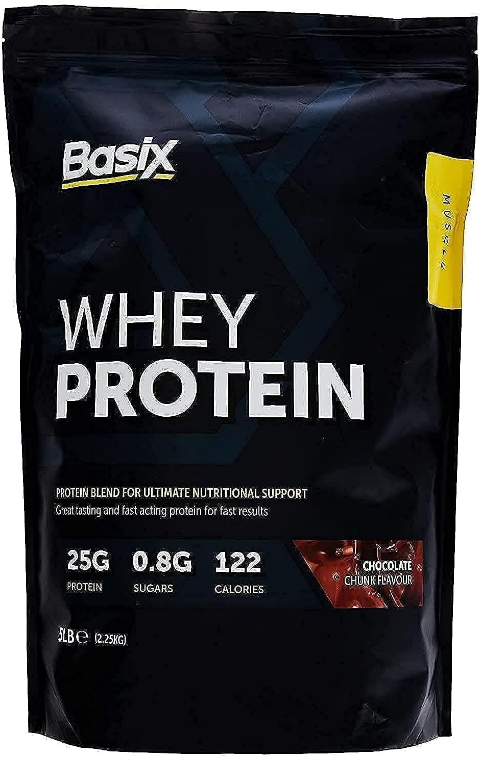 Basix - Muscle Whey Protein - Chocolate Chunk - 5Lb: Buy Online at Best ...