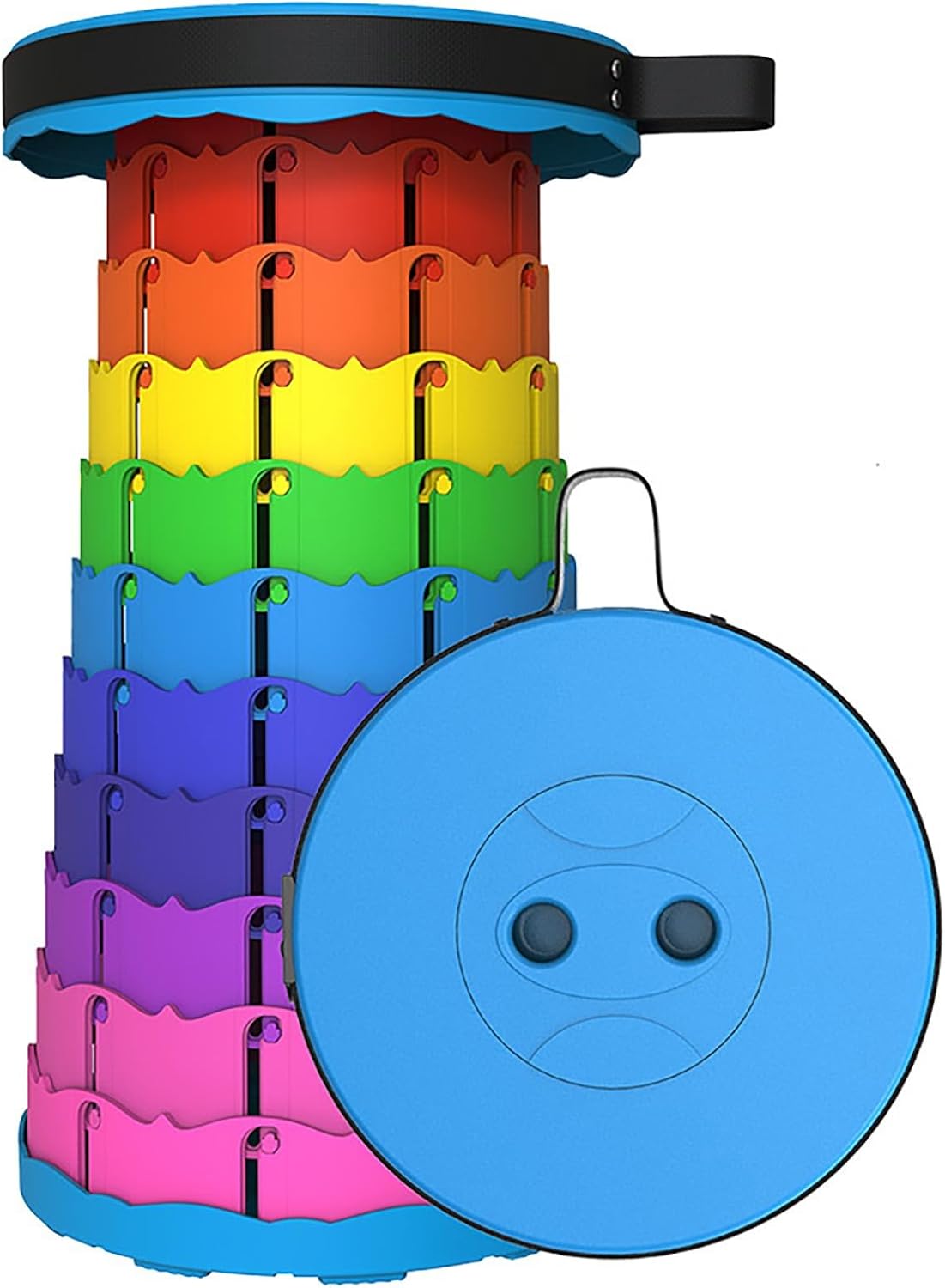 Amazon.com: sgmedila Camping Stool with Carry Bag,Retractable Folding ...