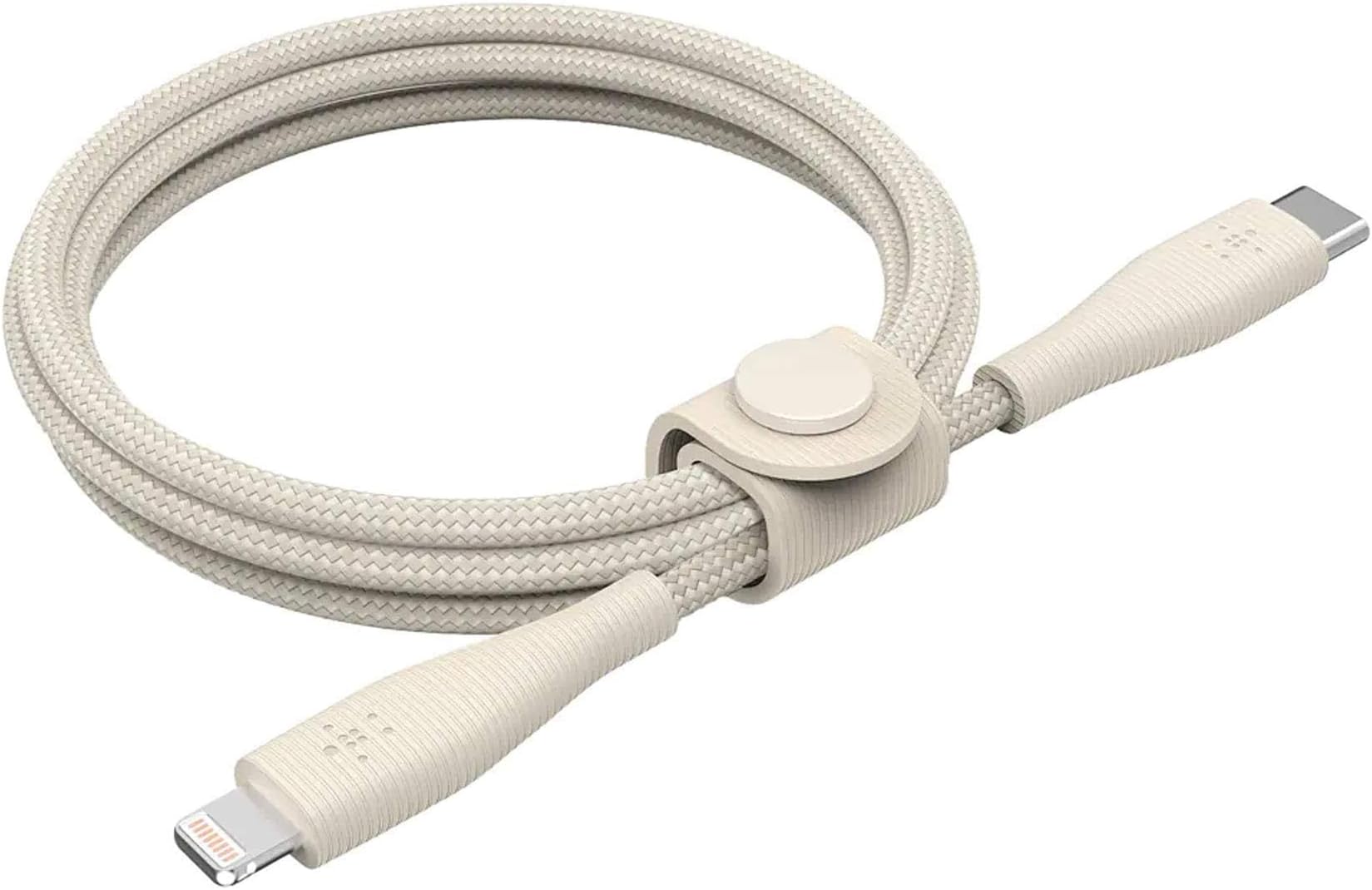 Amazon.com: Belkin BoostCharge Nylon Braided USB C to Lightning Cable 3 ...