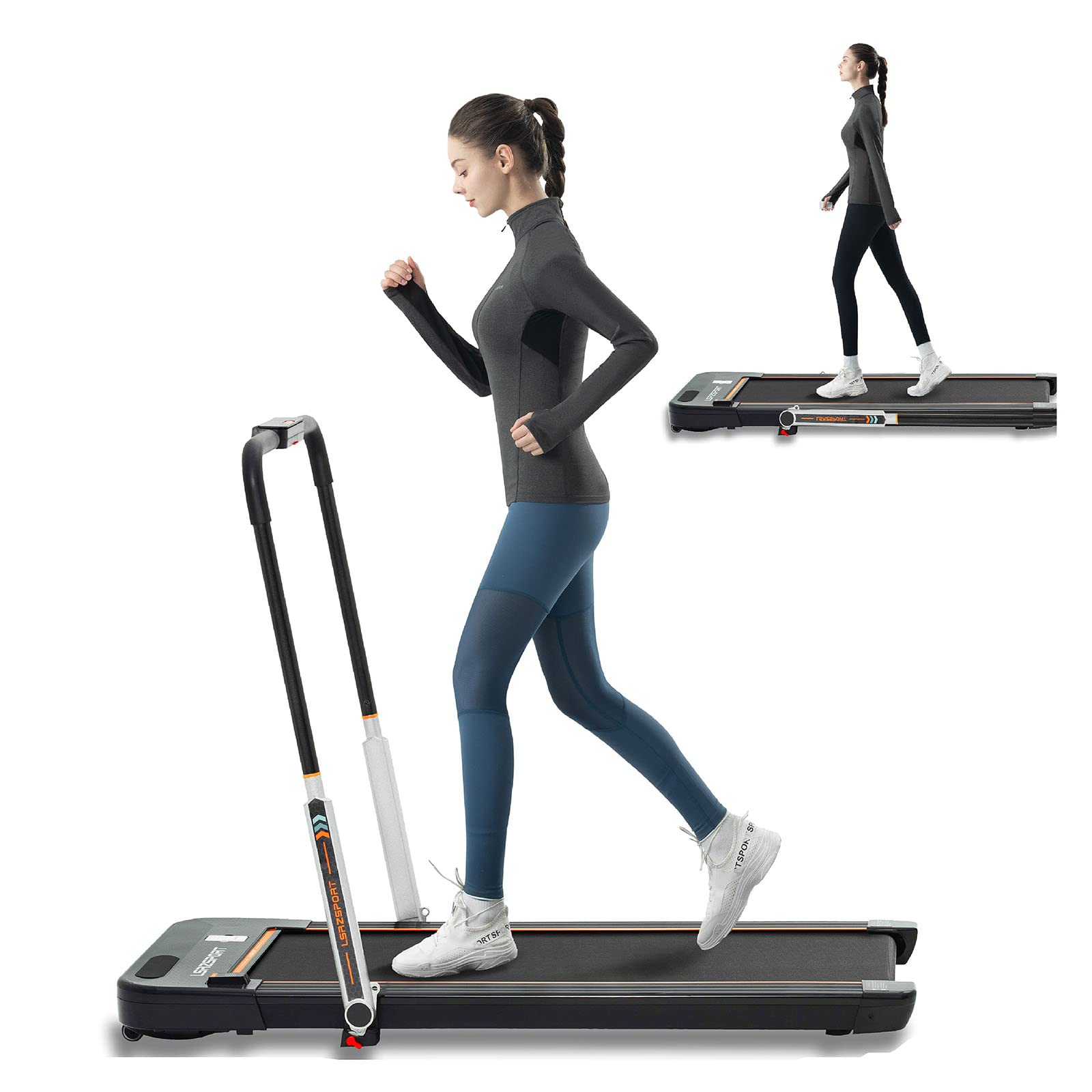 Amazon.com : Walking Pad Treadmill,2 in 1 Under Desk Treadmill,2.5HP ...