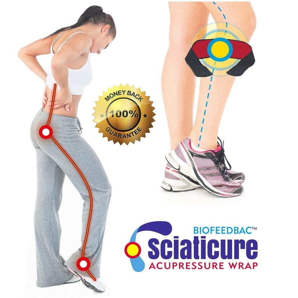 VYTALIVING Biofeedbac Sciaticure Acupressure Wrap- Patella Knee Support ...