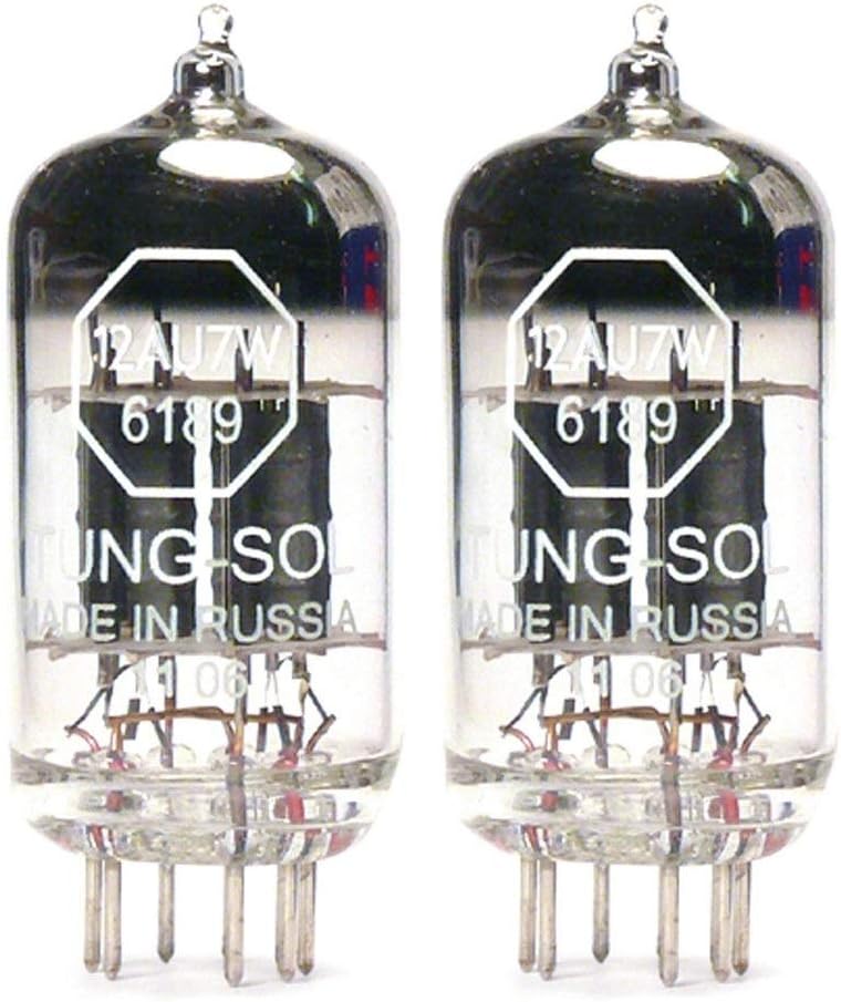 Amazon.com: Brand New Tung-Sol Reissue 12AT7 6201 ECC81 GAIN MATCHED ...