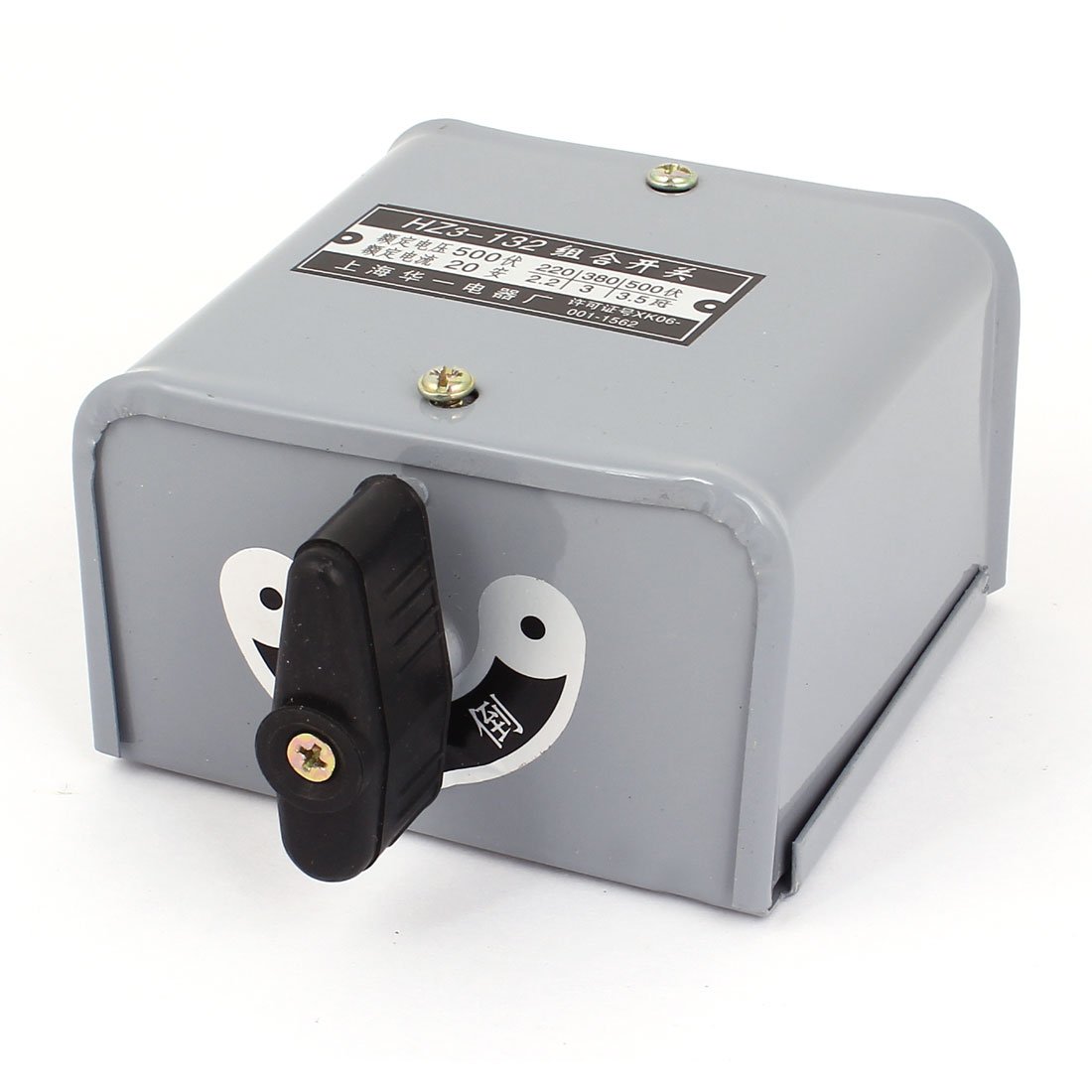 IIVVERR 500V 20Amp Reversing Drum Switch Forward Stop Reverse Motor ...