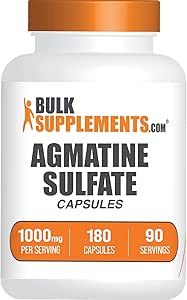 Amazon.com: BulkSupplements.com Agmatine Sulfate Capsules - Nitric Oxide Supplement, Agmatine ...