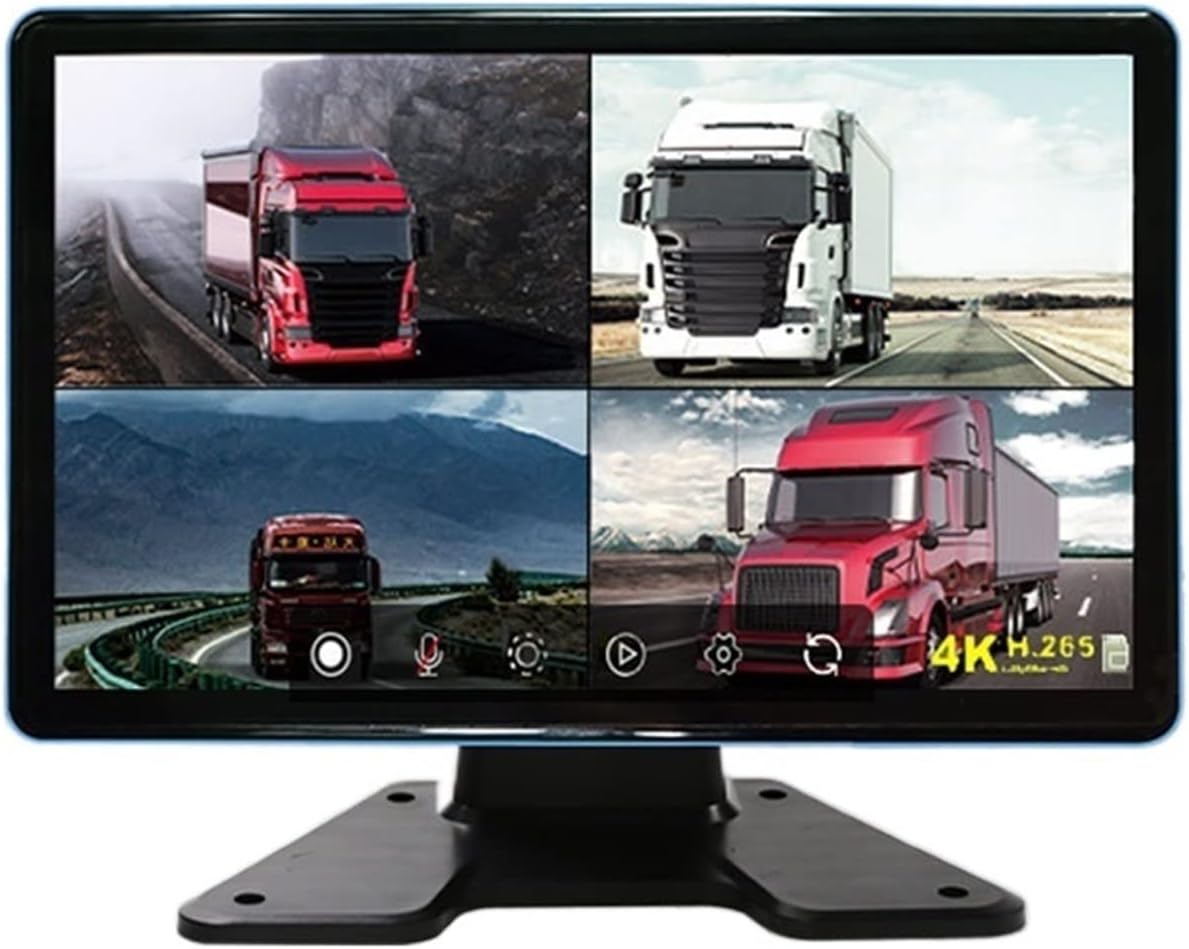 IPS Touch Screen Vehicle MP5 AHD Monitor for 9-36V Car Bus Truck RV ...