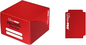 Amazon.com: Ultra Pro Dual Deck Box, Standard, Red : Toys & Games