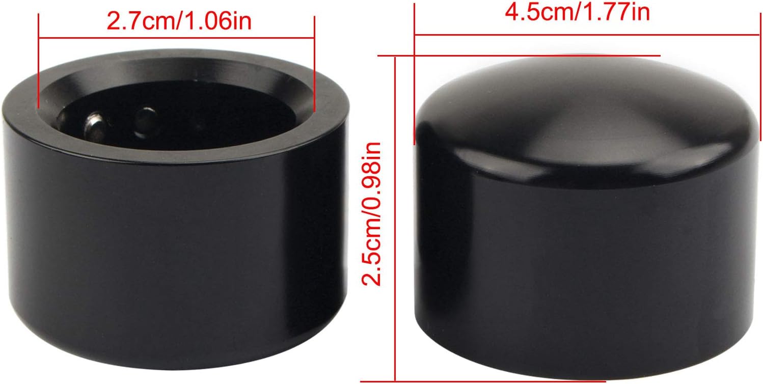 Buy SaferCCTV Motorcycle Rear Axle Cover Cap Nut Bolt Kit,CNC Aluminum ...