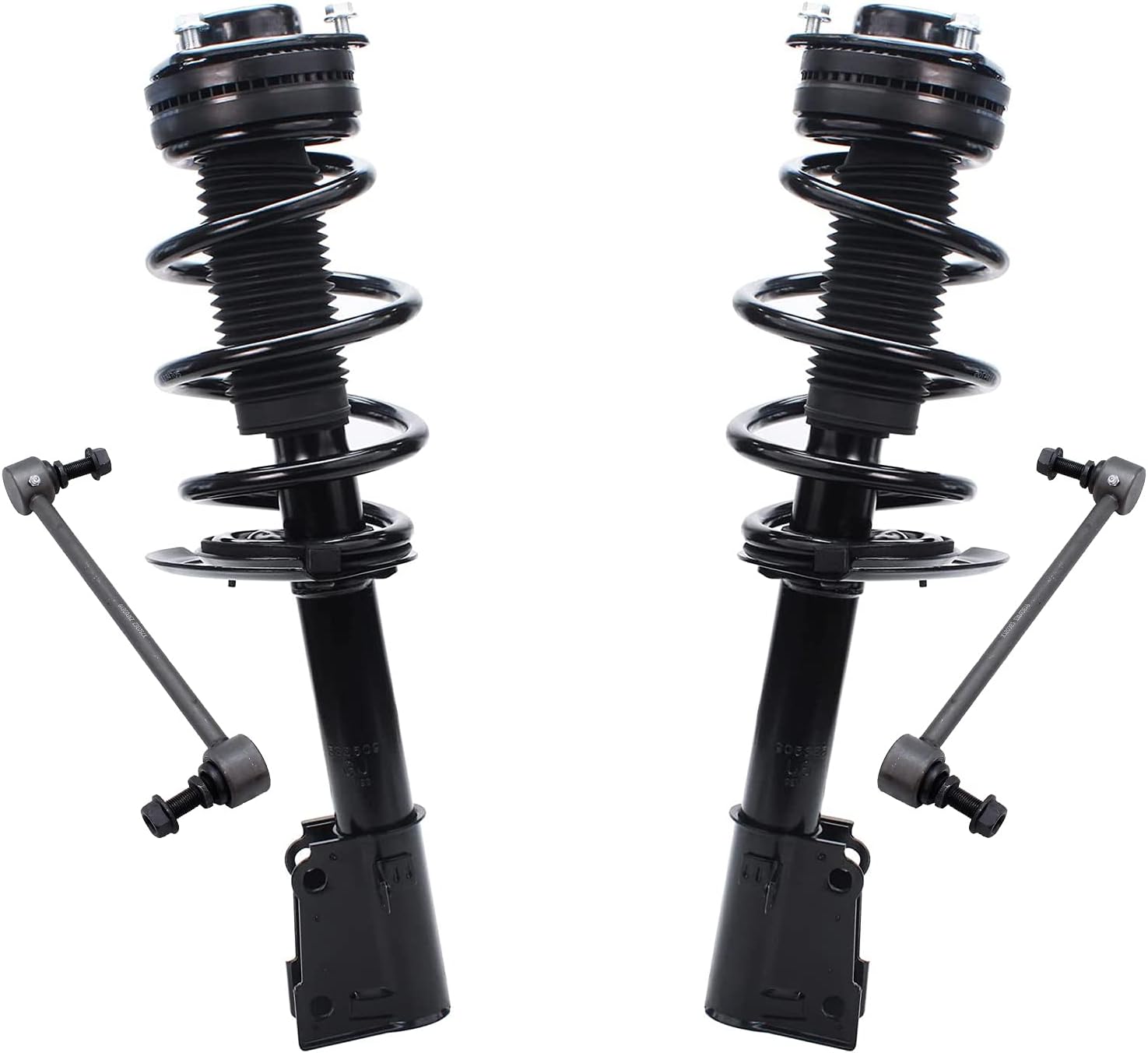 Amazon.com: Front Pair Complete Struts Coil Spring Shock Absorbers ...