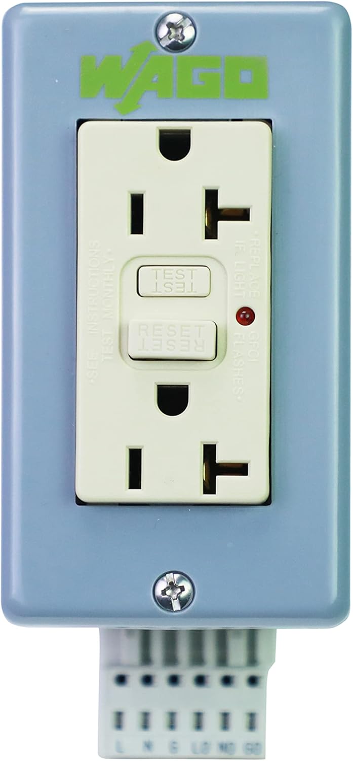 WAGO CPO Series | GFCI Duplex Outlet with Load Terminals | Pluggable ...