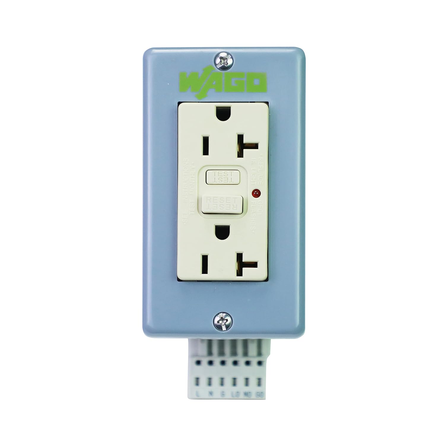 WAGO CPO Series | GFCI Duplex Outlet with Load Terminals | Pluggable ...