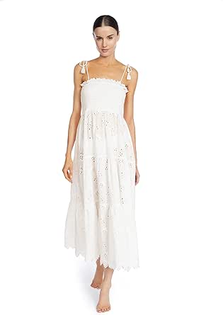 Robin Piccone Daisy Long Dress White MD (US 8-10) at Amazon Women’s ...