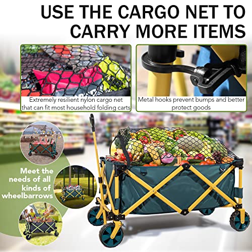 Snapklik.com : ANZOME Wagon Cover And Wagon Cargo Net, Garden Wagon ...