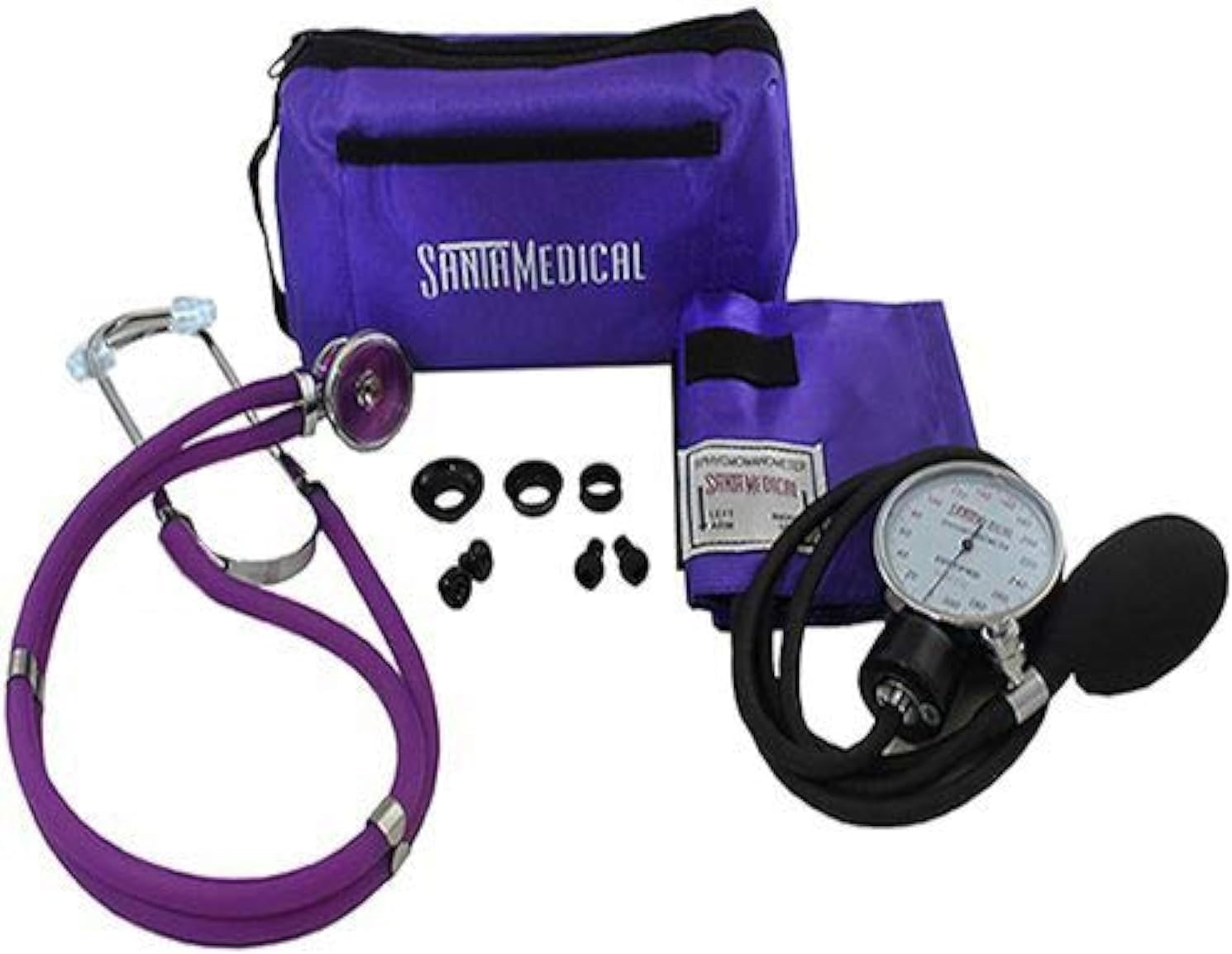 Amazon.com: Santamedical Adult Deluxe Aneroid Sphygmomanometer with ...
