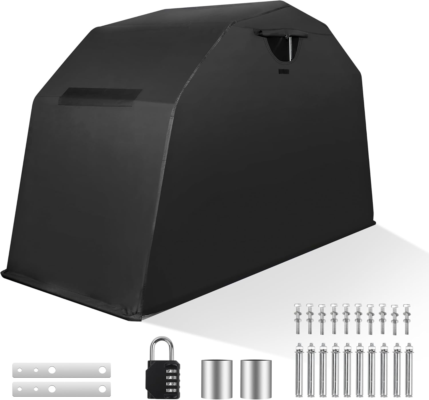 Richeer Heavy Duty Motorcycle Shelter Storage Sheds Motorcycle Garage ...