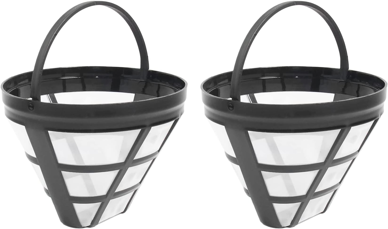 Amazon.com: pizarra 2Pack No.4 Reusable Coffee Maker Basket Filter for ...