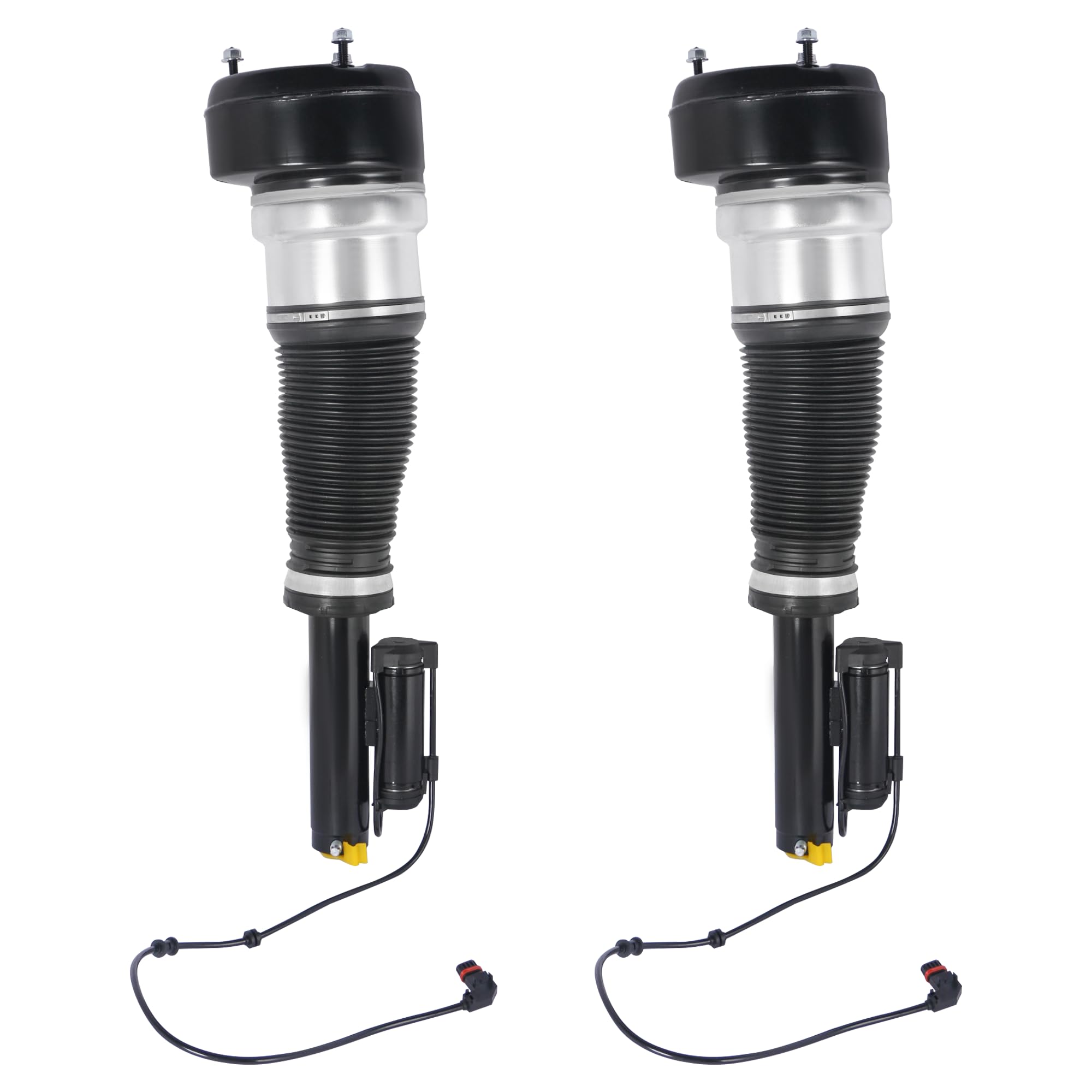 Amazon.com: KUIPERAUTO 2x Front Air Suspension Strut Spring Shock ...