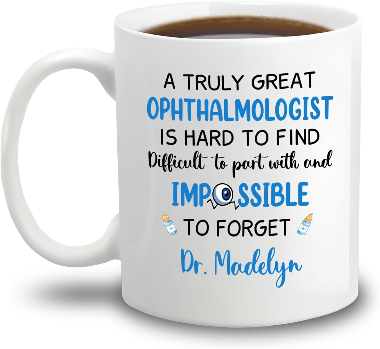 Amazon.com: Personalized Retired Ophthalmologist Mug Gift For Birthday ...